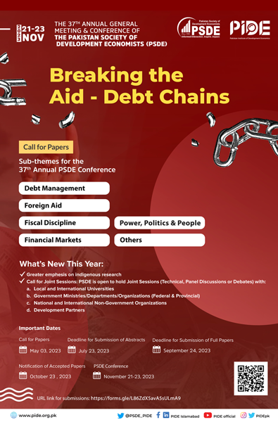 Pakistan Society of Development Economists (PSDE) – PSDE